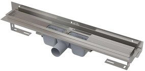 Alca - Sprchový žlab Flexible 65 cm, s nastavitelným límcem ke stěně, nerez APZ4-650
