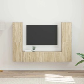 Sestava TV skříněk 6 ks Dub sonoma Kompozitní dřevo 3409107