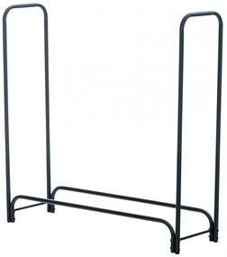 Stojan na palivové dřevo Wilster 316789 - 120x120x36 cm, kov antracit