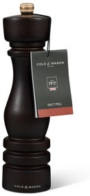 Cole&Mason Mlýnek na sůl London Chocolate Wood Precision+ 22 cm