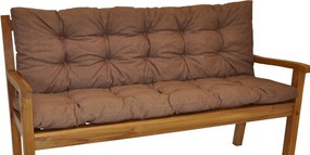 Axin Trading Polstr na zahradní lavičku 150x50 cm (sada) Polstr: Světle béžový melír