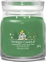Yankee Candle Signature Shimmering Christmas Tree 368g - svíčka středn