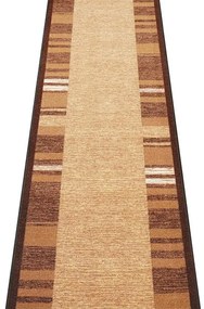 Kusový koberec GENEVE hnědá 67 x 150 cm
