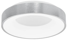 Nova Luce stropní stmívatelný LED lustr Rando Thin - stříbrná, 3000 K, 30 W LED, 1845 lm, 380 mm