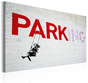 Obraz - Parking Girl Swing by Banksy