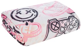 DĚTSKÝ PŘEHOZ NA POSTEL D91 KID 17 170X210 CM VZOROVANÁ