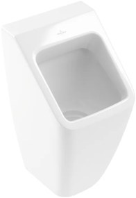 VILLEROY & BOCH Villeroy Boch ARCHITECTURA - Odsávací pisoár s cílovým objektem, 325x355 mm, přívod vody skrytý, bílá Alpin CeramicPlus 558705R1