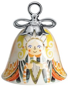 Porcelánový vánoční zvoneček Angel Alessi