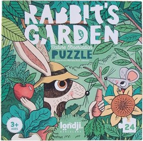 LONDJI Puzzle Rabbit's Garden 24ks 3+