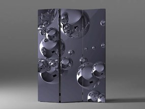 Liox 3D Paraván prostorná abstrakce bubliny Rozměr: 135 x 180 cm