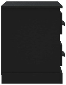 Noční stolek černý 60 x 35,5 x 45 cm - Default Title
