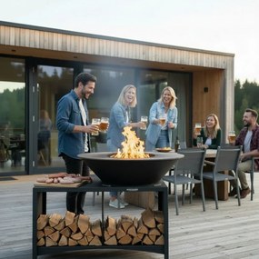 PRO-TERMO Grilovací ohniště FIESTA ISLAND FE-CR 100 - černá