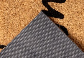 Rohožka Welcome 105570 - na von aj na doma, 45x75, hnedá, chodba / predsieň, Hanse Home