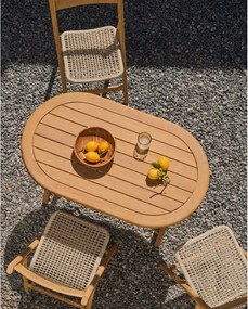 Zahradní jídelní stůl z masivu akácie 70x120 cm Dandara – Kave Home
