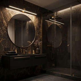 Toolight Rea, Koupelnové nástěnné LED svítidlo SWE045-1W 80 cm GOLD, OSW-20145