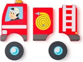 Woody Puzzle Baby - hasič / od 12 měsíců