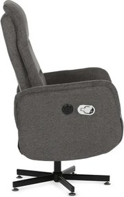 Polohovací křeslo béžové, elektrické TV-C5479 GREY2
