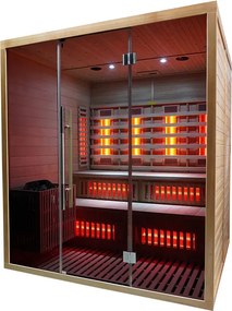 Marimex | Kombinovaná sauna Marimex UNITE XXL s Wi-Fi (FSC) + saunová kamna | 11100117