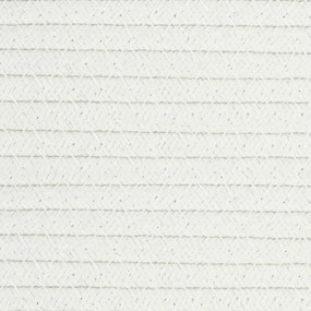 vidaXL Koš na prádlo a bílý Ø 55 x 36 cm bavlna [358469] Barva: Šedá