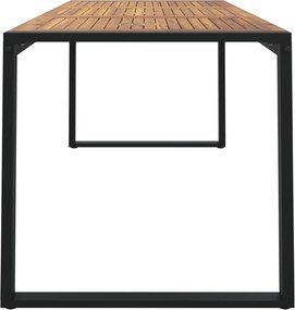 Zahradní stůl s nohami ve tvaru U 180x90x75 cm masivní akácie 319517
