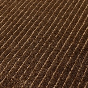 Tmavě hnědý ručně tkaný koberec 120x170 cm – Asiatic Carpets