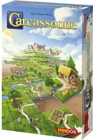 Mindok Carcassonne / Délka hry: 30 minut / Počet hráčů: 2 - 5 / od 7 l