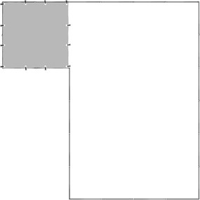 Psí kotec černý 8,47 m² ocel 3082212
