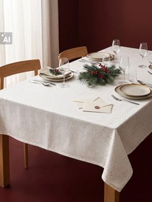 Sinsay - Dekorativní ubrus se zlatými detaily - krémová