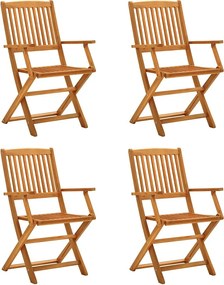 5dílný zahradní jídelní set masivní akáciové dřevo 3203352