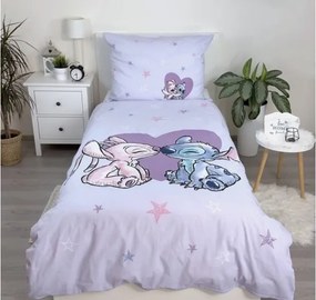 Jerry Fabrics Povlečení Lilo a Stitch Heart 140x200, 70x90 cm