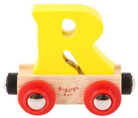 Bigjigs Rail Vagónek dřevěné vláčkodráhy Písmeno R