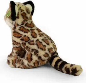 RAPPA Plyšový ocelot sedící 28 cm / ECO-FRIENDLY / od 0 měsíců