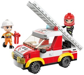 Qman Mine City Fire Line W12011-3 Automobilový žebřík