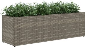 Zahradní truhlíky se 3 květináči 2 ks šedé 105 x 30 x 32 cm 3210524