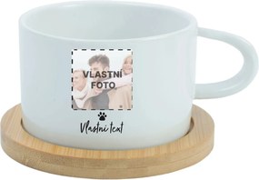 Personalizovaný keramický hrníček "MAKRONKA" s fotkou mazlíčka a textem