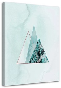Gario Obraz na plátně Tři minimalistické trojúhelníky - Andrea Haase Rozměry: 40 x 60 cm