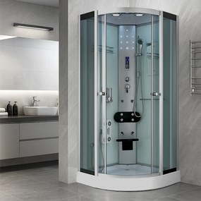 Terra Hydromasážní box WSH7180W bílý, 80x80 bez sauny