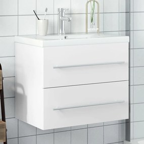 Koupelnová skříňka se zápustným umyvadlem bílá 3278764