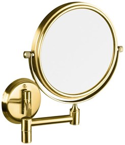 Sapho Sapho, Závěsné kosmetické zrcadlo, průměr 140mm, oboustranné, zlato, XP012G