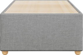 Rám postele bez matrace světle šedý 90 x 200 cm textil 3284701