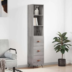 vidaXL Skříň highboard 34,5x34x180 cm kompozit [3189670] Barva: Bílá