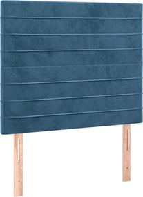 vidaXL Box spring postel s matrací 120 x 200 cm samet [3137893] Barva: Růžová