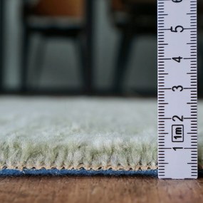 Spoltex, Metrážový koberec Milano 24 zelený, na míru, šíře 4m,5m, zelená, filc, dětský pokoj