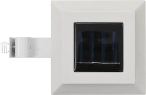 Zahradní solární lampy 12 ks LED čtvercové 12 cm bílé 277137
