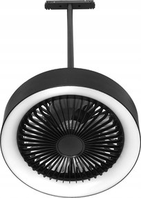 Magnetická lampa na kolejnici ventilátor na dálkové ovládání 12W 4000K 1096 DC