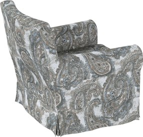 Potah na křeslo IKEA Ektorp Jennylund barva vícebarevná látka pletený vzor, vzorované