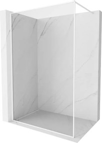 Mexen, Mexen Kioto-XF sprchová stěna s rámem 60 x 202 cm, průhledná 10 mm, bílá - 800-060-104-20-00-X