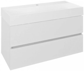 Sapho ODETTA umyvadlová skříňka 95x50x43,5cm, bílá lesk DT100-3030