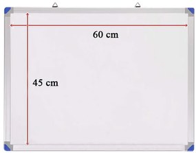 Doris Magnetická tabule oboustranná 45x60 cm
