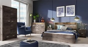 Postel 160x200, jasan tmavý, INFINITY I-19 Kondela 0000149935